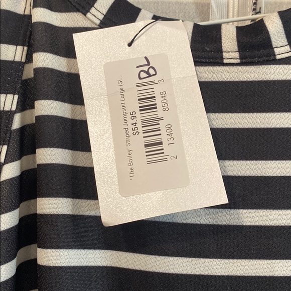 ePretty | Pants & Jumpsuits | Nwt L The Bailey Bw Striped Capri ...